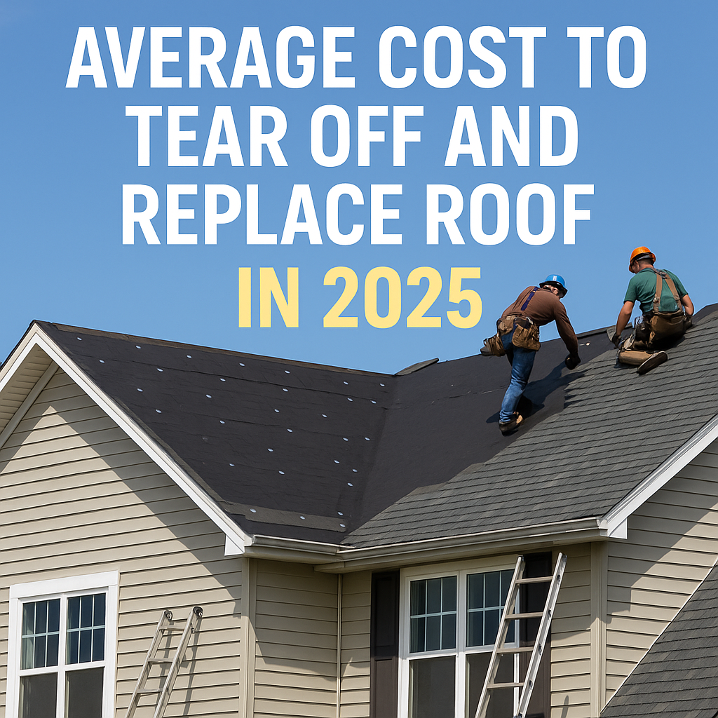 average cost to tear off and replace roof
